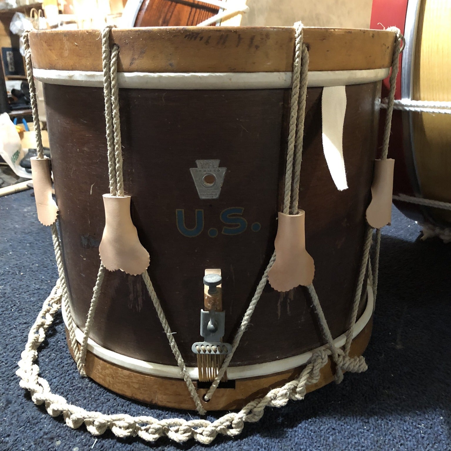 Vintage WFL WWII Era 15x12 snare drum, ready to play – Cooperman Drum Shop
